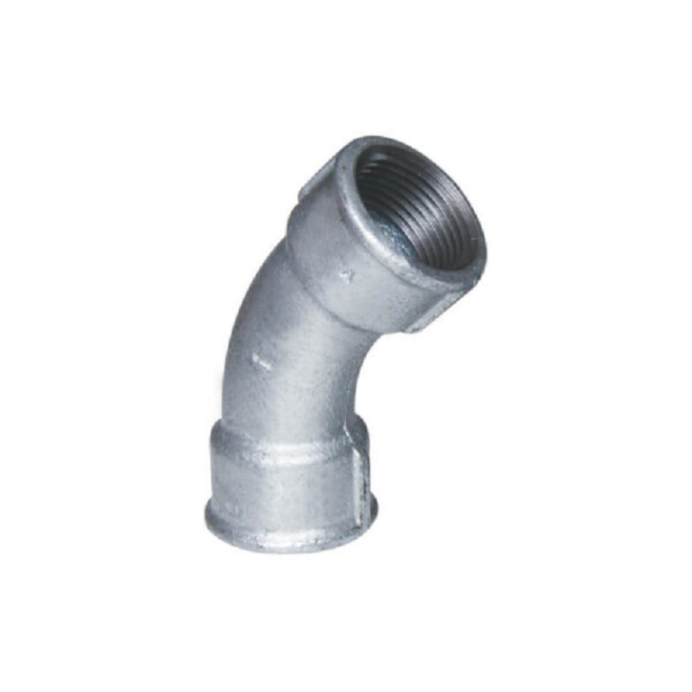 Malleable iron 45°bend BS EN - Fluid Tech