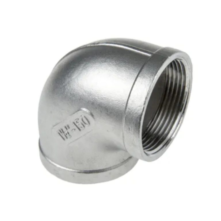 Stainless steel thread 90°elbow - Fluid Tech