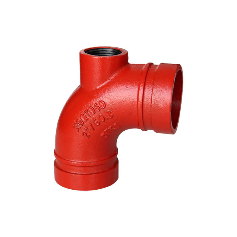 Grooved 90° drain elbow - Fluid Tech